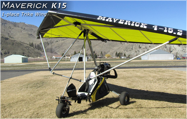 North Wing · Maverick 4 15.2M single-place Ultralight Trike Wing